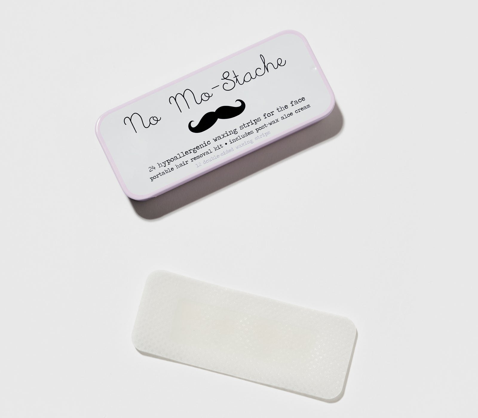 No Mo-Stache Lip Wax Kit 24 Strips (2 Pack Bundle)