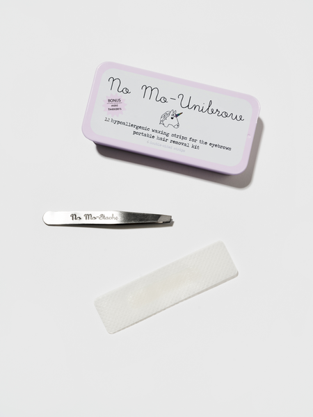 Mini No Mo-Unibrow Portable Brow Wax Kit (12 Strips) – No Mo-Stache